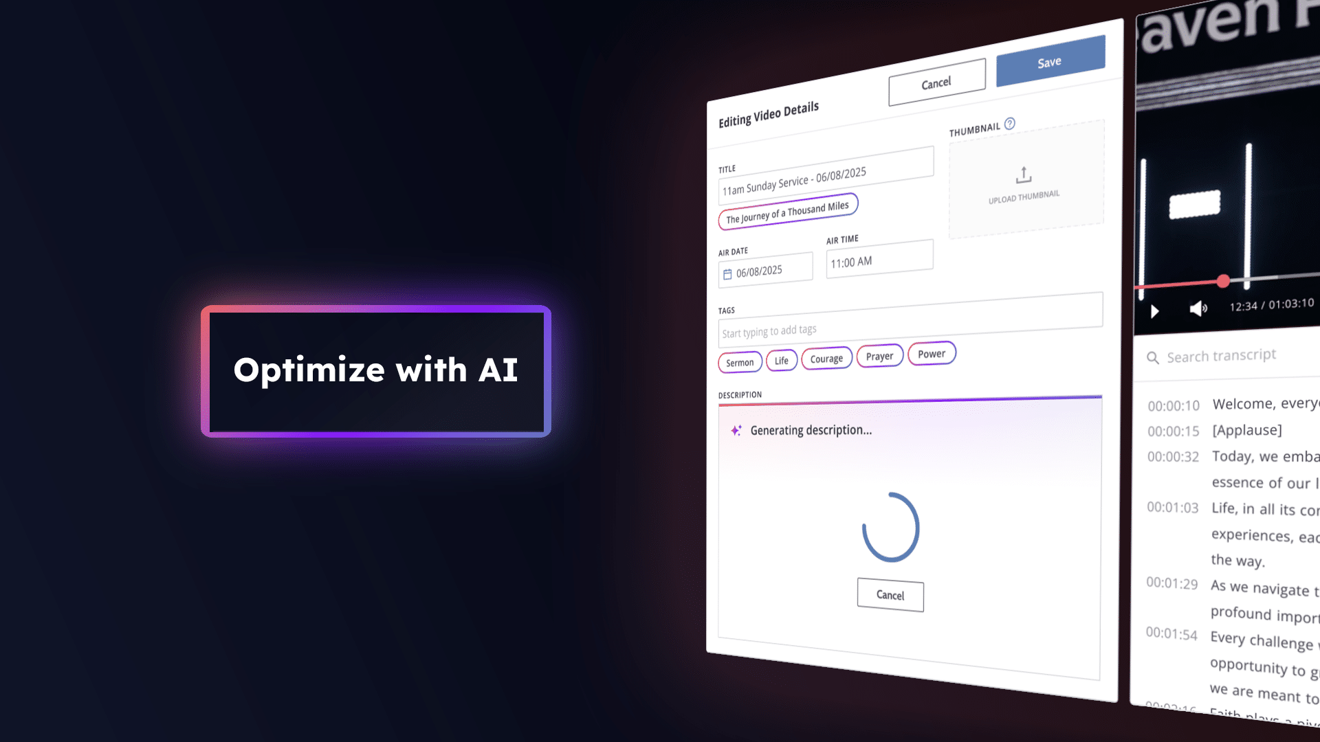 Introducing Studio AI: Create faster. Share smarter. Reach further.